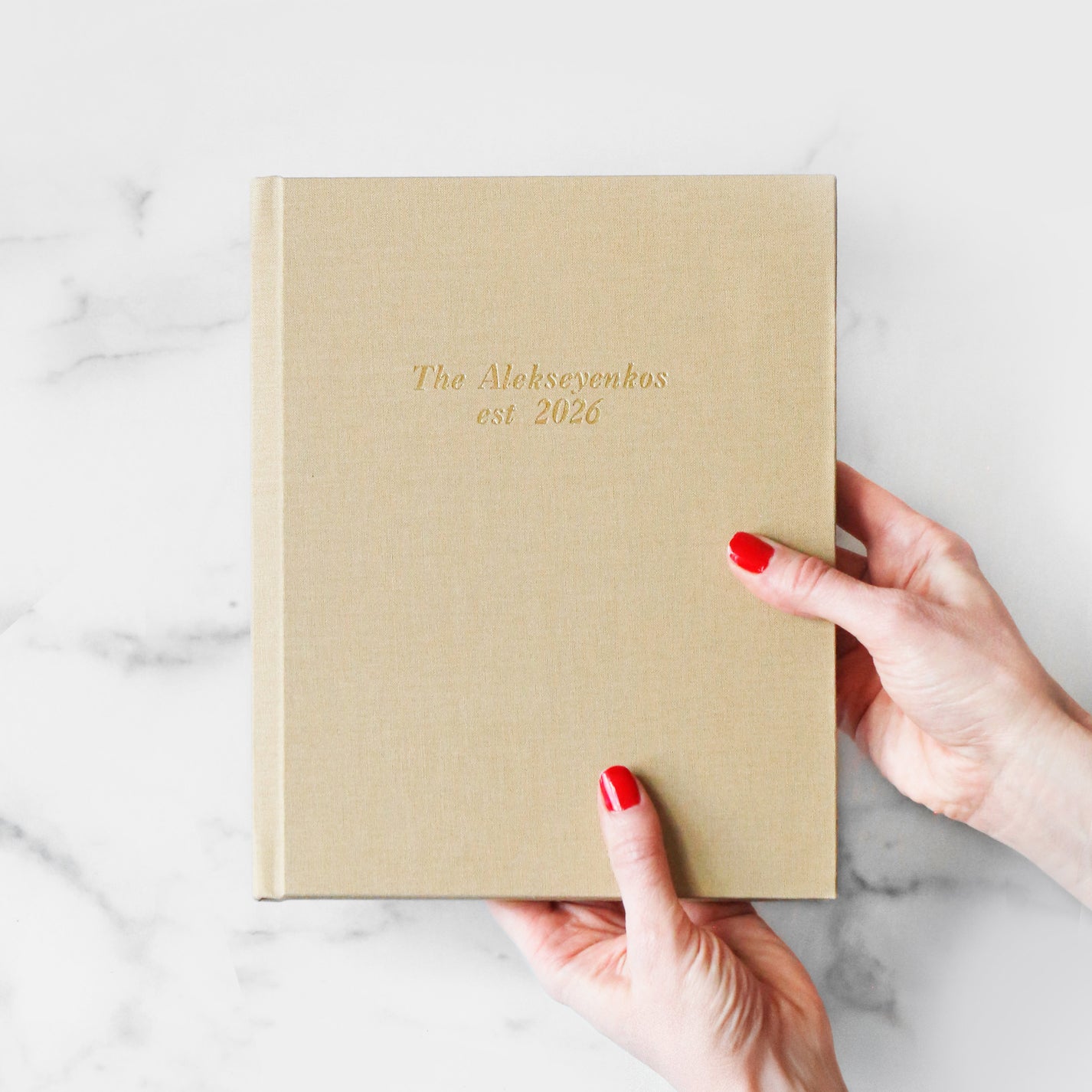 Wedding Guest Book | Unique Guestbook With Your Photos | Linen Covers ...