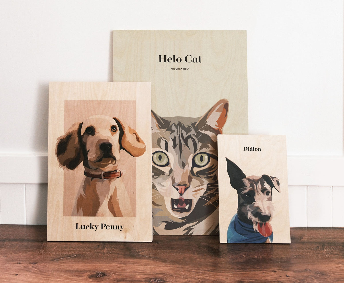 Pet Portraits | Hand-illustrated Art | Social Print Studio