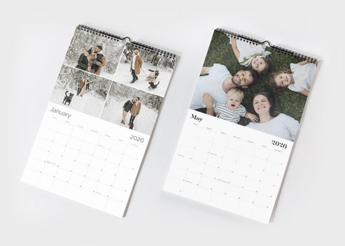 Modern Wall Calendar | Custom Photo Calendars | Social Print Studio